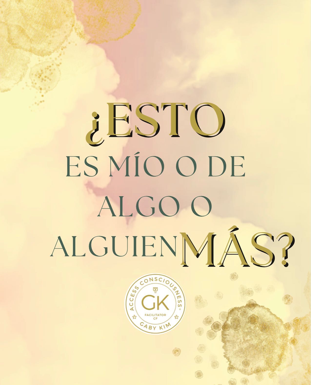 ¿Esto es mío o de algo o alguien más? - Gaby Kim CF